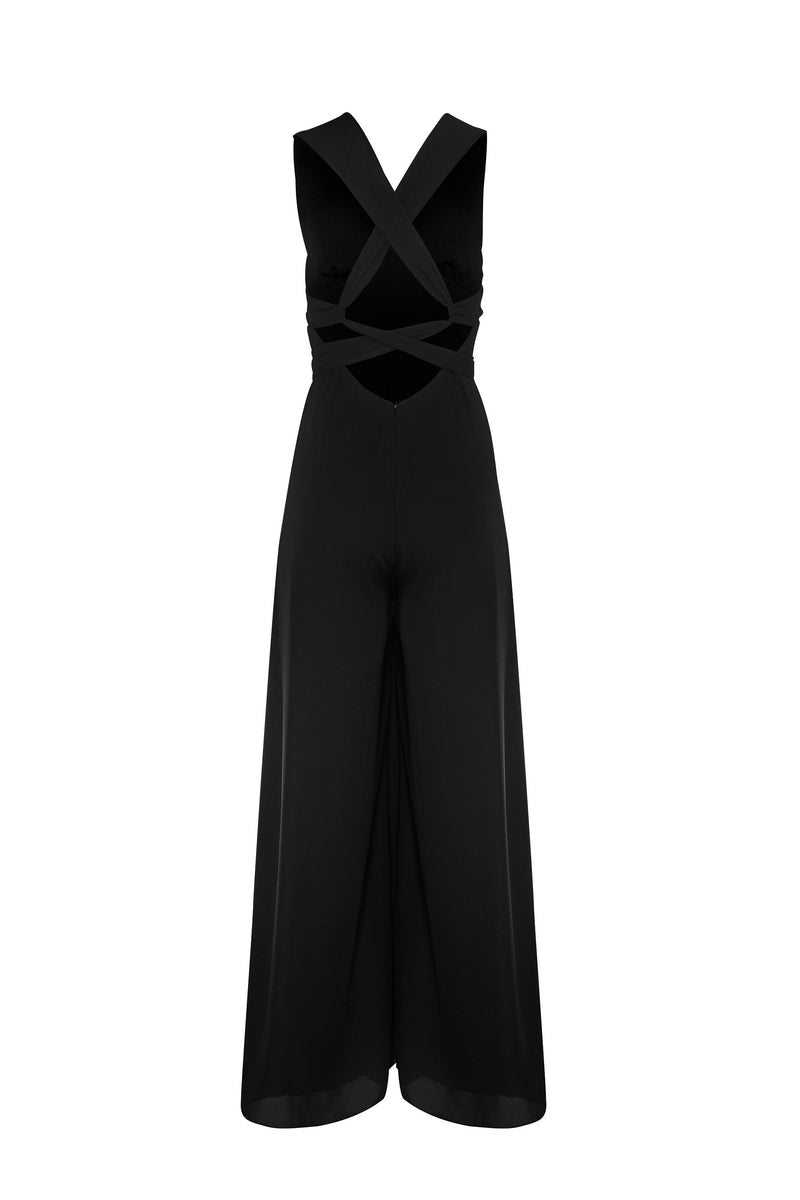 Eclipse Jumpsuit Black – ESTEFANIA OFFICIAL